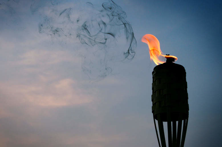 Fackel selber bauen, Gartenfackel Bauanleitung