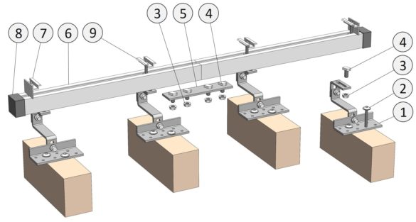 Unterkonstruktion PV-Anlage selber bauen | Anleitung